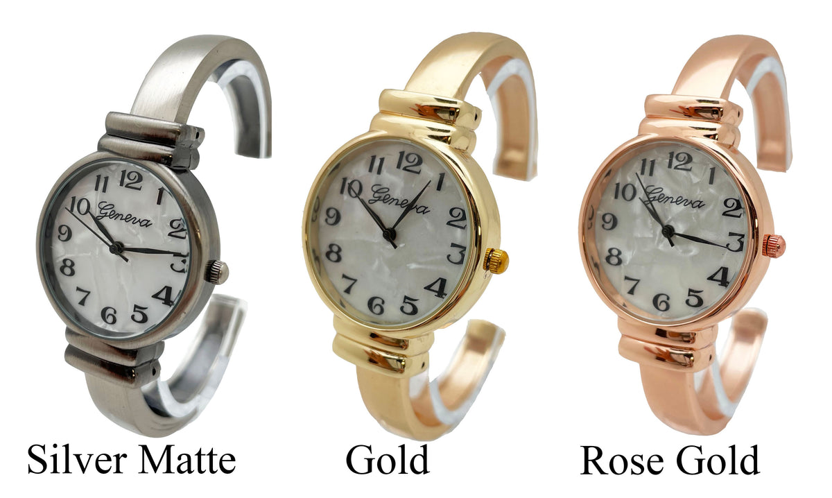 6 Every Day Cuff Bangle Watch – Time World