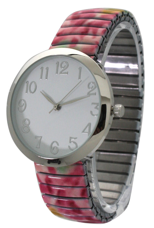 6 Printed Stretch Watches – Time World