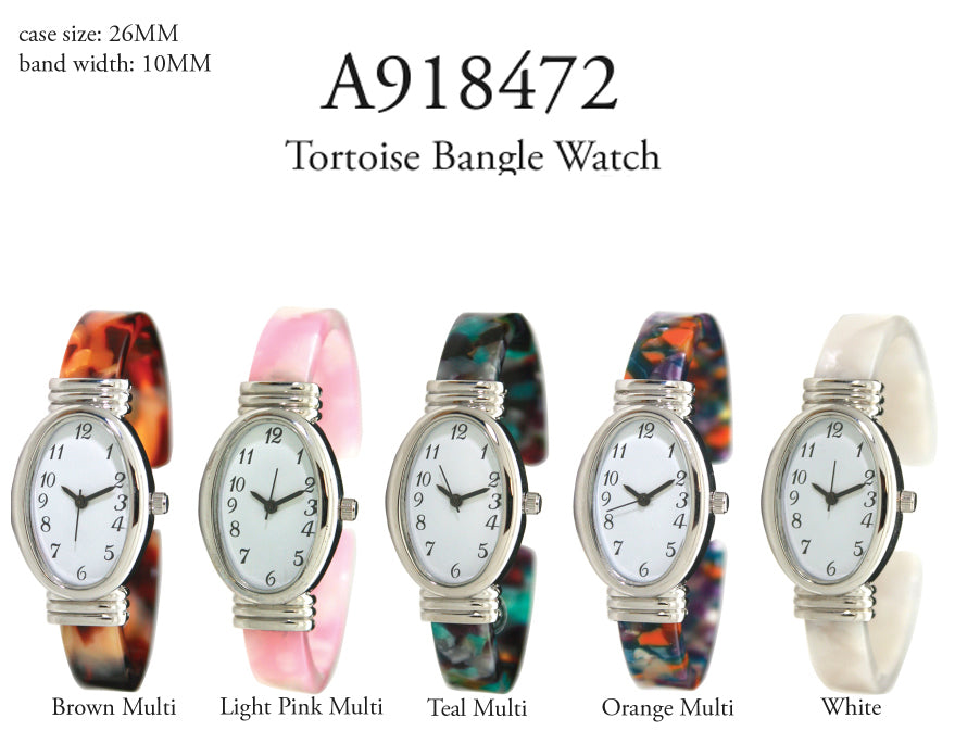 6 Resin Bangle Watches – Time World